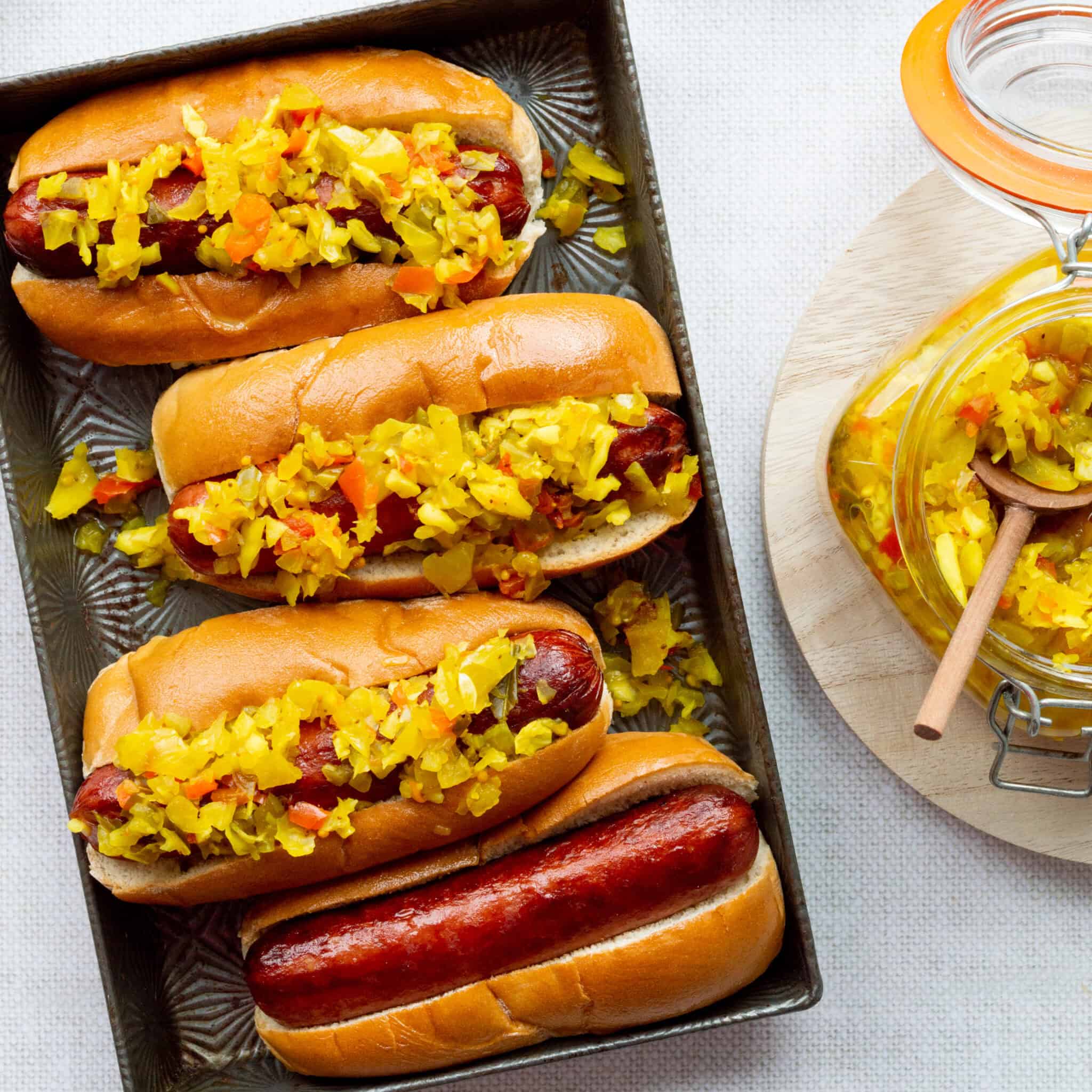 Southern Chow Chow (Pickled Cabbage Relish Recipe) - Little Black Skillet
