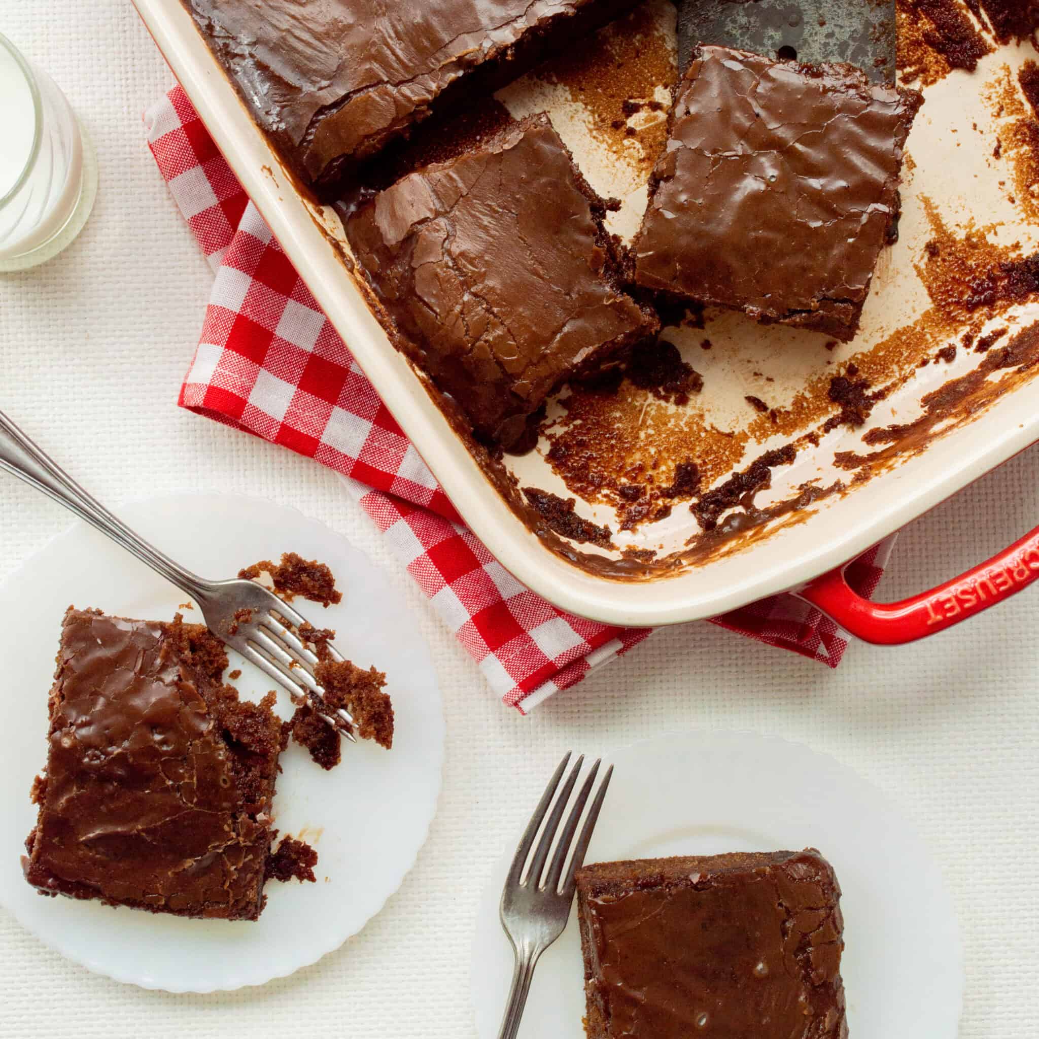 Old Fashioned Southern Chocolate Coca Cola Cake - Little Black Skillet