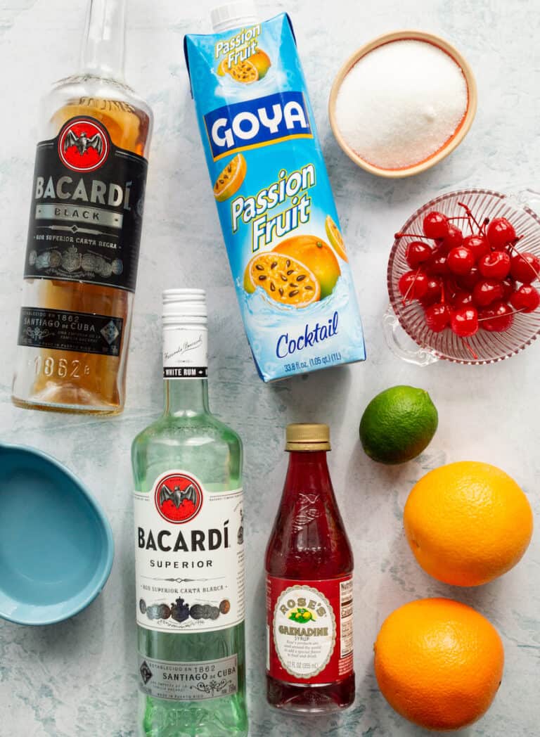 New Orleans Hurricane (a Bourbon Street Cocktail) - Little Black Skillet