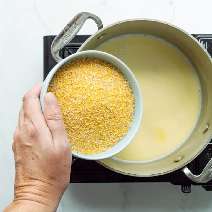 How to Make the Creamiest Southern Stone Ground Grits - Little Black ...
