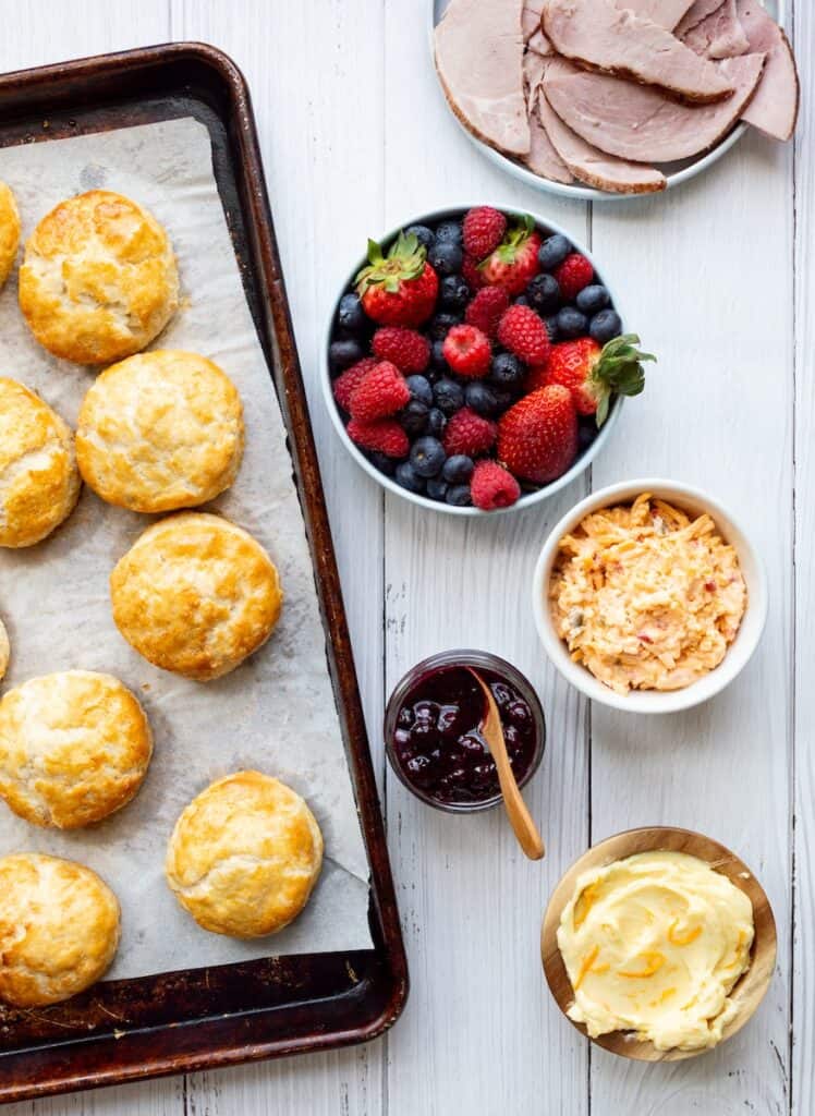 Build an Easy Breakfast and Brunch Biscuit Board - Little Black Skillet